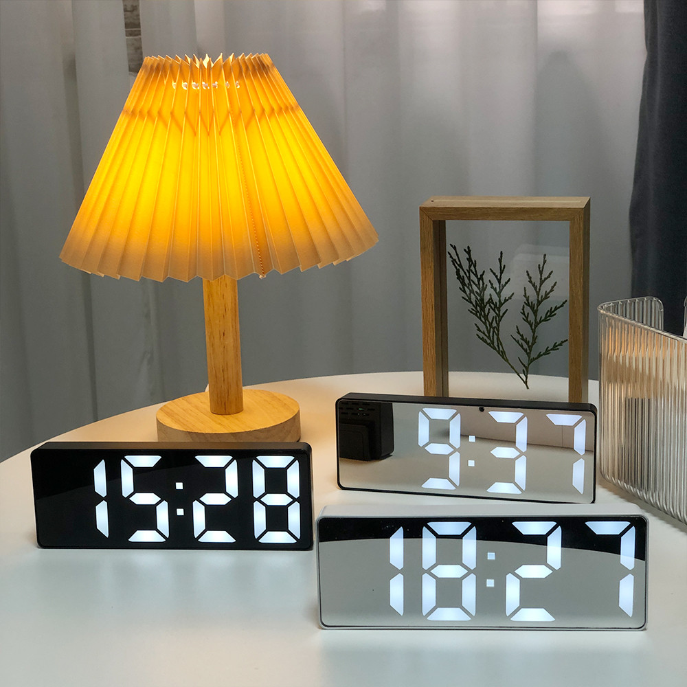 Holiday Season Sleep Helper: Digital LED Alarm Clock – Adjustable ...