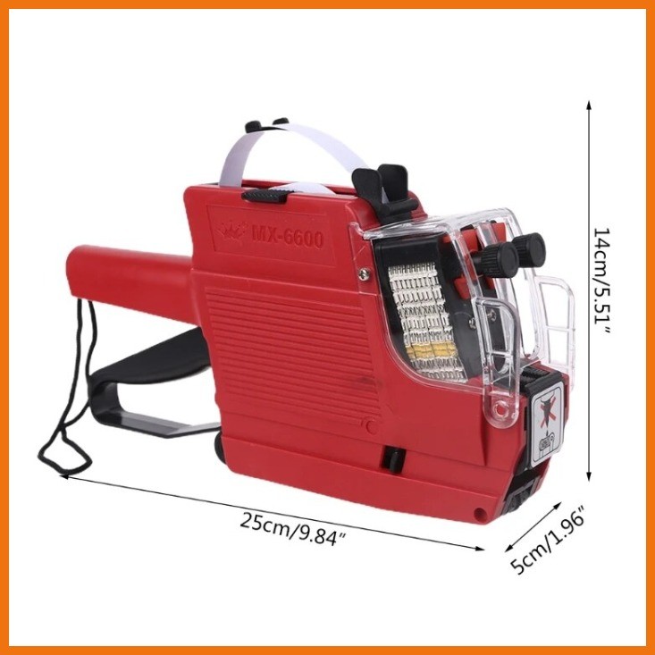 Hongsheng MX-6600 2 way Gun Tagger Price label labeller double liner ...