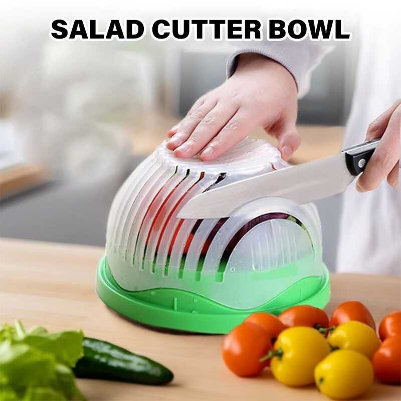 Salad Slicer Cutter Chopper Bowl Food Fruit Vegetable Master 809 ...