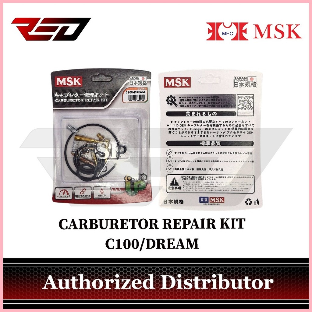 Carburetor Repair Kit MSK C100-Dream / CB110 / CB125 / CT100-Bajaj ...
