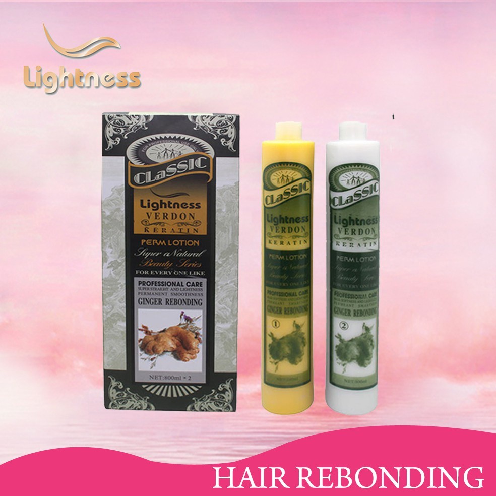 Lightness Keratin Perm Lotion 2 in1 Set Permanent Ginger Rebonding ...