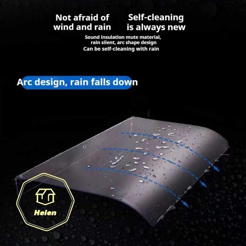 Strong Typhoon Protection Transparent Canopy Rainy Season Rain ...