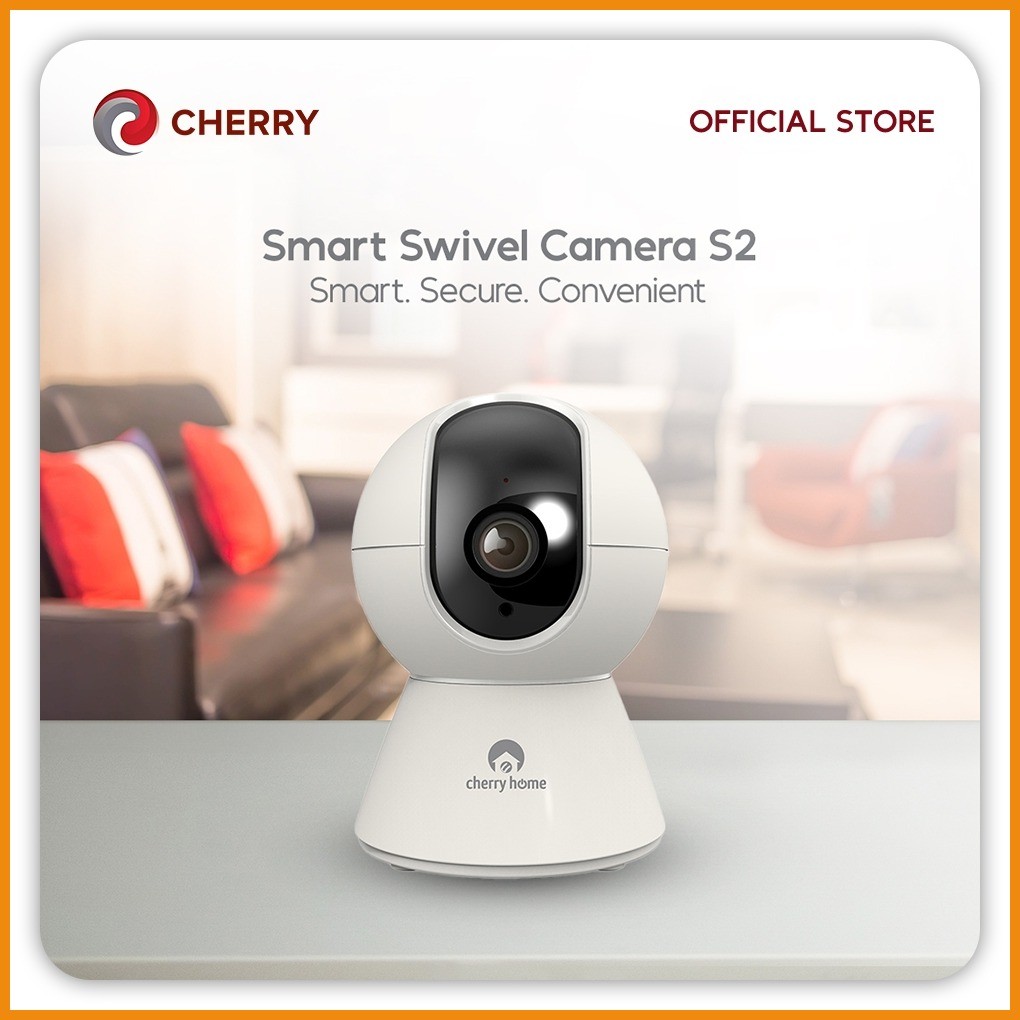 CHERRY Smart Swivel Camera S2 (1080P, 135° Wide Angle) | Shopee Philippines