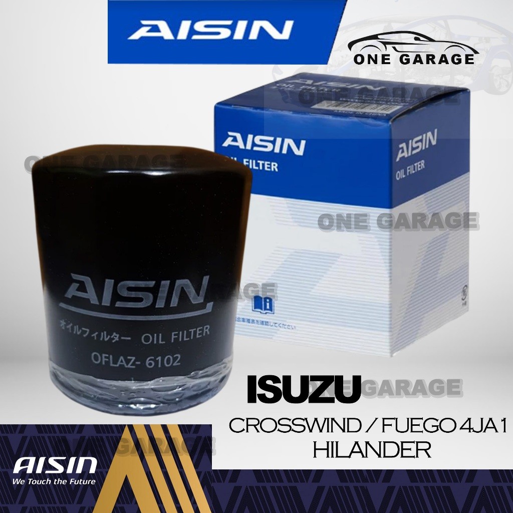 AISIN Oil Filter For ISUZU CROSSWIND / FUEGO 4JA1 / HILANDER | Shopee ...