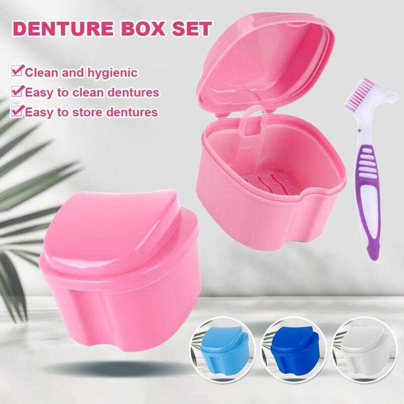 Braces Bath Case Toothbrush And Brush Set Dental Orthodontic Retainer ...