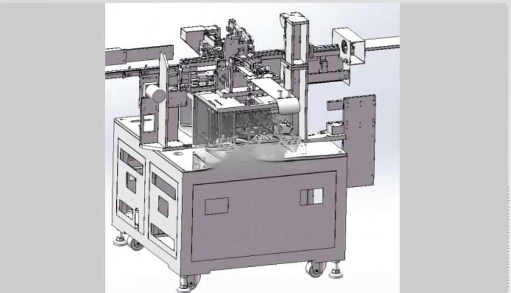☑♥ Cam Pin Insertion Machine 3D Drawing Printing SW Model CAD Design ...