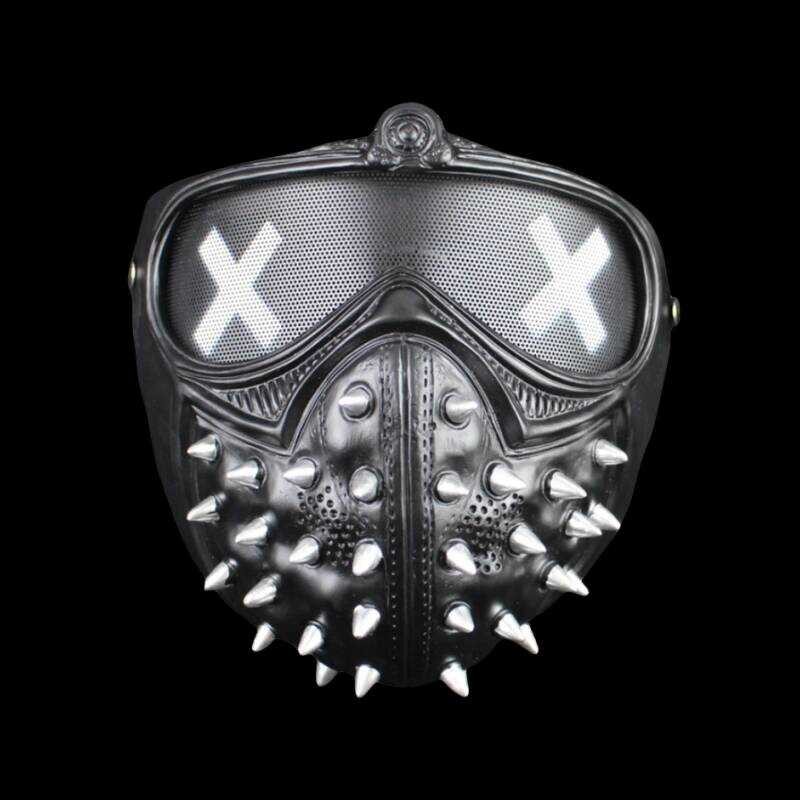 Cyberpunk Watch Dogs Rivet Mask Halloween Cosplay Nightclub Bar Scary ...