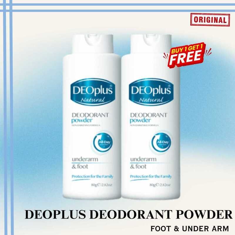 Deoplus Buy1 Take1 Natural Tawas Deo Powder Underarms And Foot 80Gram ...