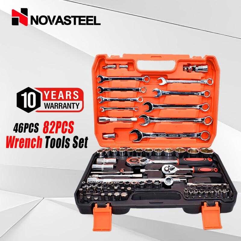 82Pcs Socket Wrench Set Tool Box - Professional Car & Motorcycle Repair Torque Kit 9B5 | Shopee ...