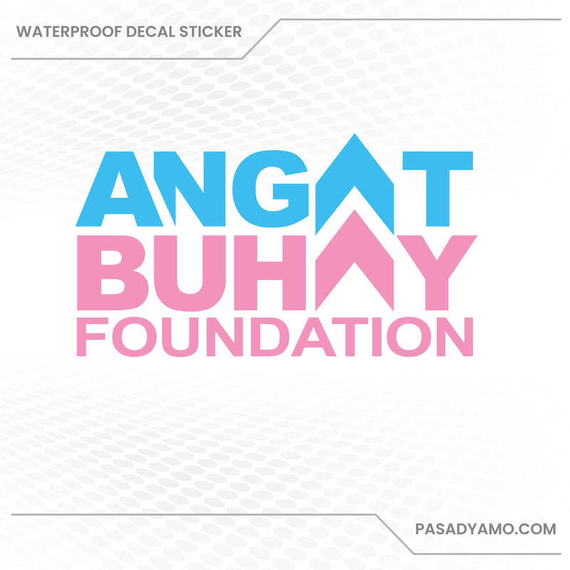 Angat Buhay Foundation Leni Robredo Decal Sticker For Cars Motorcycles ...