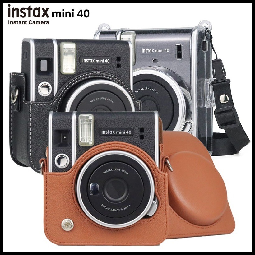 INSTAX Mini 40 Fujifilm Instax PU Leather Case with Sling for Instax ...