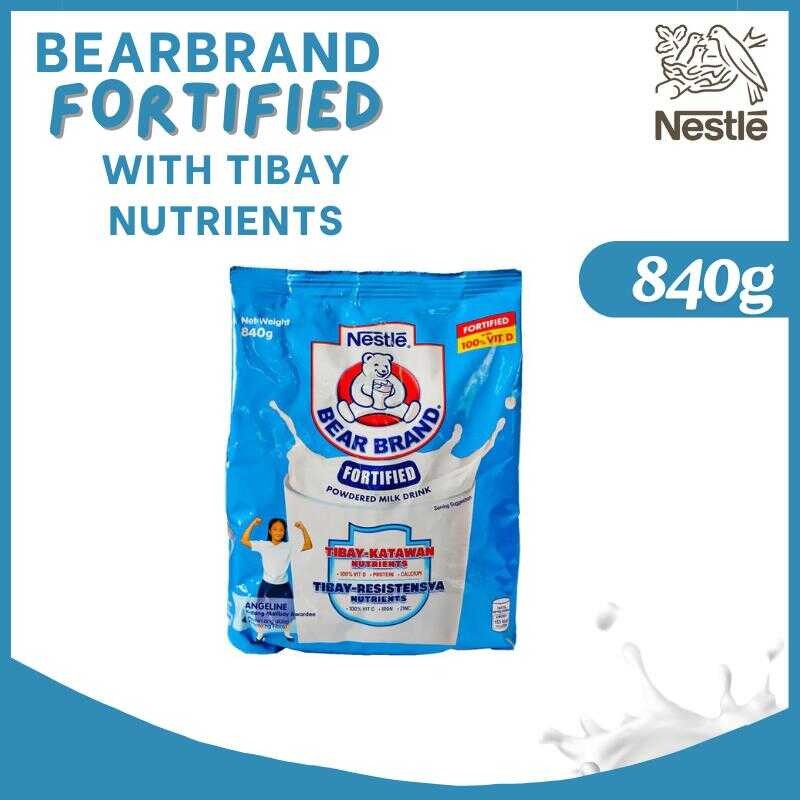 Nestlé Bear Brand Fortified Powdered Milk Drink 840G With Tibay ...