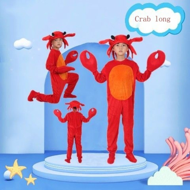 ZST Children's marine animal costume Carp, crab, lobster, octopus ...