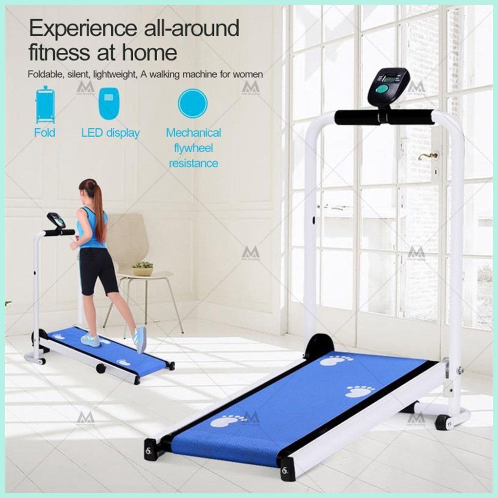 mini foldable treadmill FOR Running fitness mute foldable not electric ...