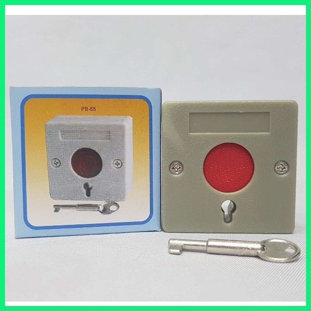 Mini Emergency Wired Panic Button (Gray Color) for Access Control ...