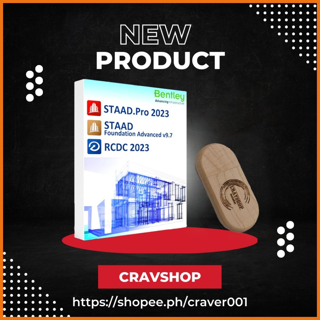 STAAD Pro 2024 with Foundation & RCDC Bundle Latest USB Installer ...