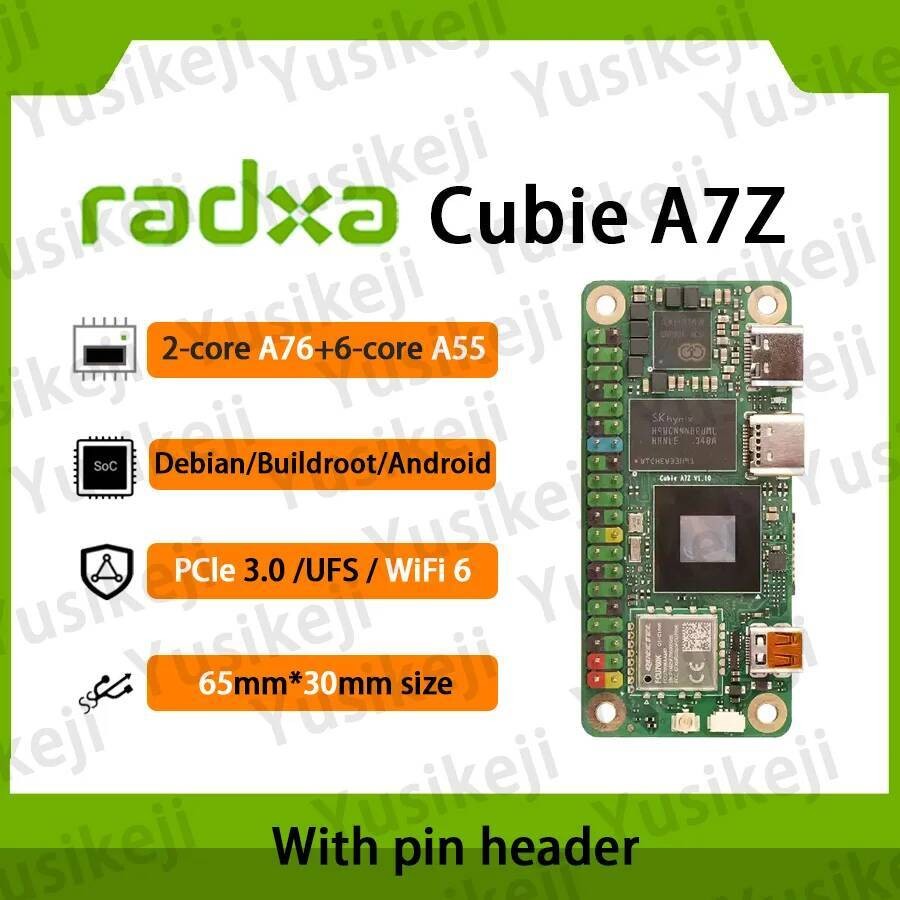 Radxa Cubie A7Z, Allwinner SoC with octa-core CPU, dual-screen display ...