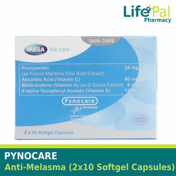 Pynocare 40 Actisome (20 Capsules) B07 50 | Shopee Philippines