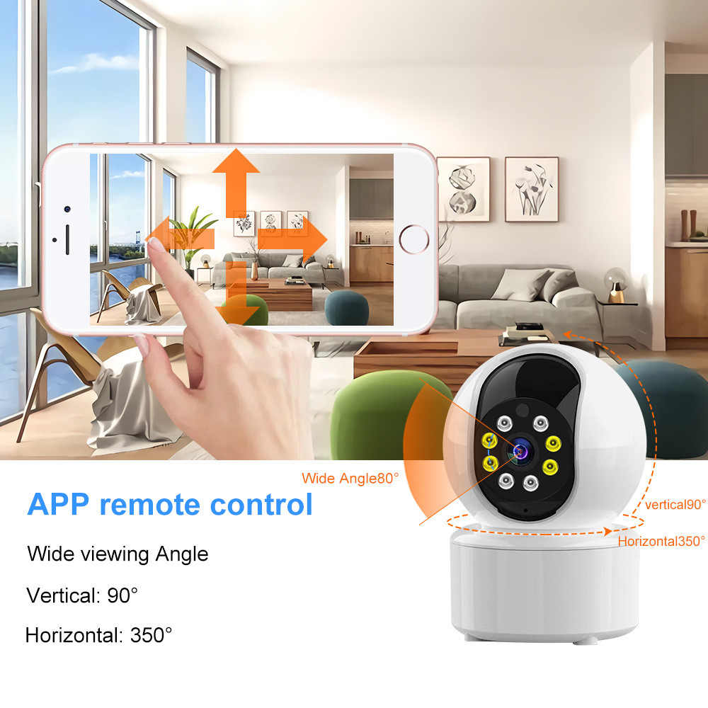 V380 Camera Cross-Border Shaking Head Wireless WiFi Smart Dual Light ...