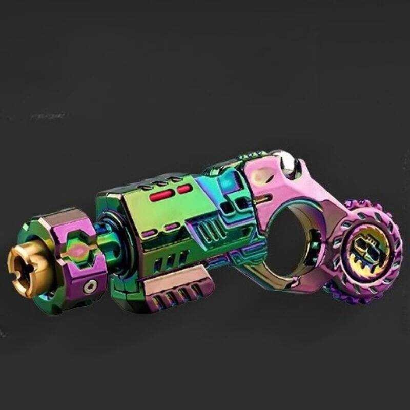 Metal Mini EDC Stress Relief Toy S Eject Fidget Roller Spinner ...