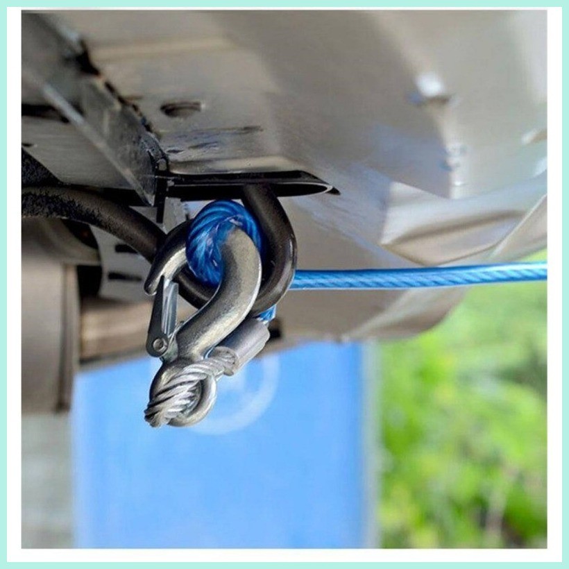 5m 7 Tons Tow Rope Steel Wire Towing Rope Car High Strength Safety Hook ...