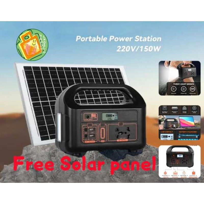 220V 150W Power Multi-Function Portable Big Capacity Generator Station ...