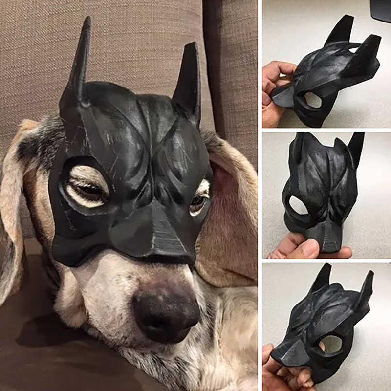 Tt Superhero Cat Bat Mask Costume Cats Small Dogs Cute Halloween ...