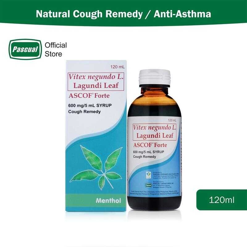 Ascof® Forte 600Mg / 5Ml Syrup Menthol 120Ml Bbf | Shopee Philippines