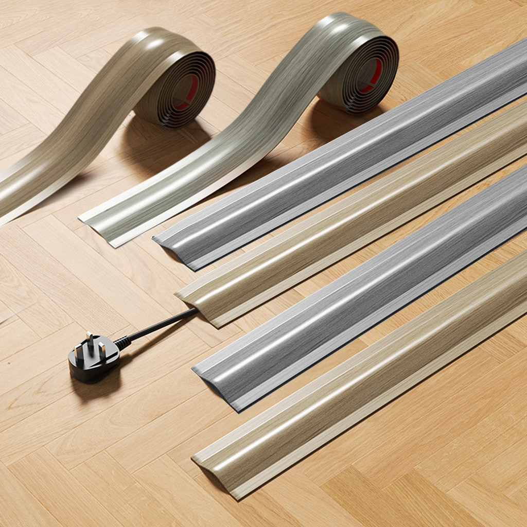 Cuttable Diy Self Adhesive PVC Floor Wire Sheath - Home Office Wire ...