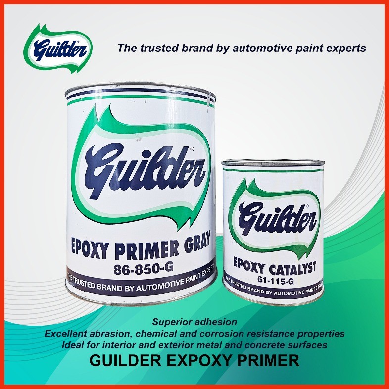 Guilder Epoxy Primer 4L With Catalyst White 86-150-G Gray 86-850-G ...