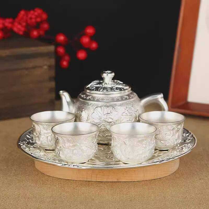 Teapot for Home Use, Complete with Tray, High-end Office Set, Internet ...