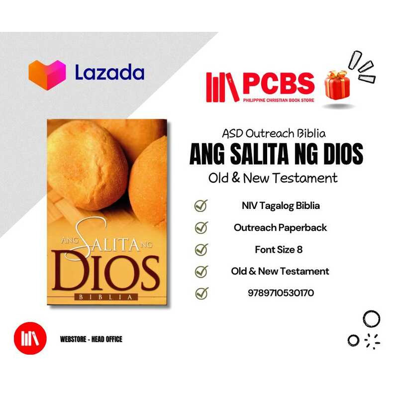 PCBS ASD Holy Bible Outreach NIV TAGALOG Biblia/Ang SALITA NG DIOS Old ...