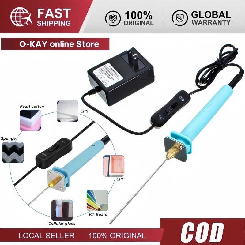 10Cm Electric Hot Wire Cutter Pen – Styrofoam & Polystyrene Craft Tool ...