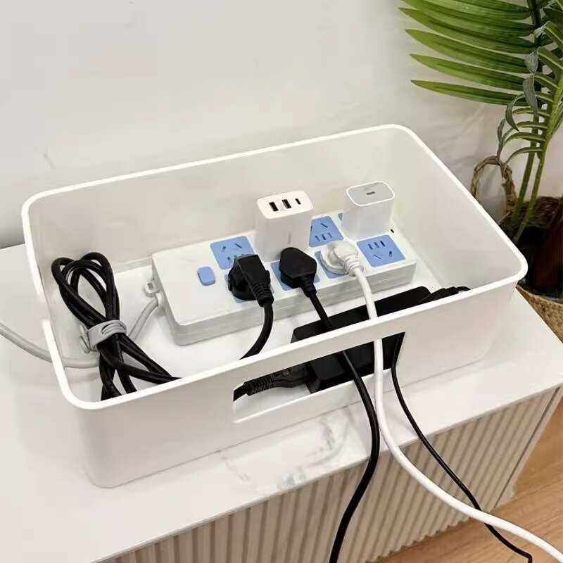 AA Desktop Organizer Storage Box For Cords And Data Cables, Office ...