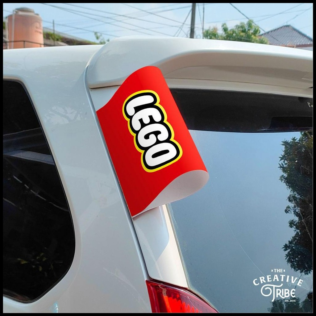 Lego - Car Tag Label - Luggage Door Cover Variation - Lego Car Sticker ...