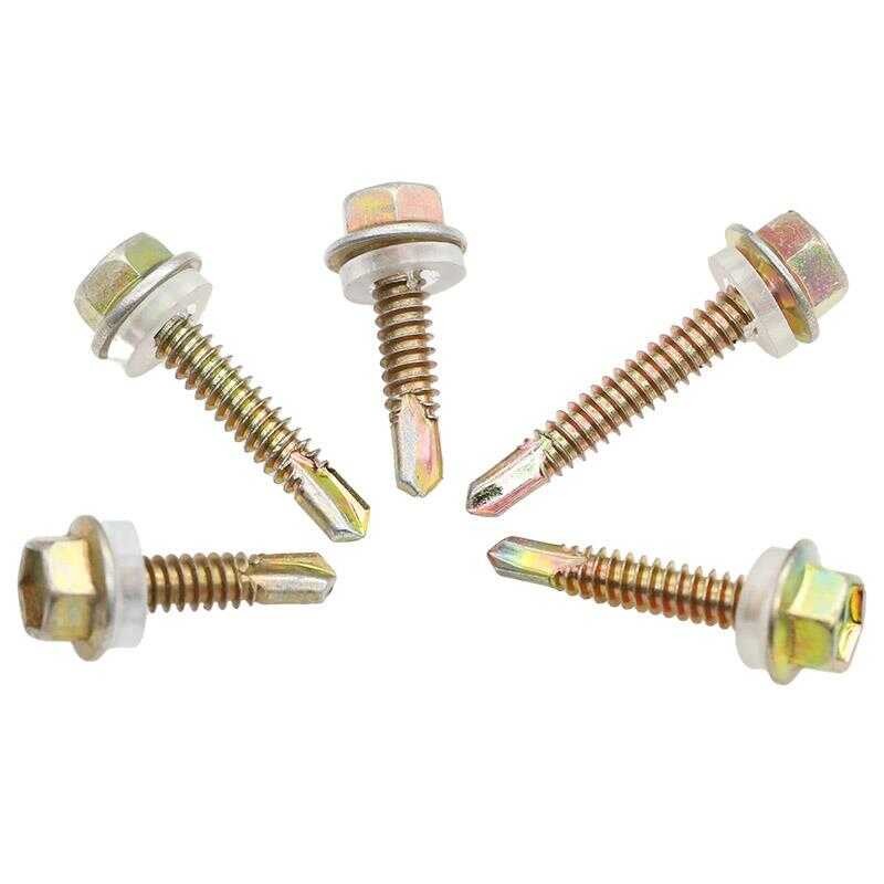 CZ Hardware National Standard Zinc Drill Tail Color Steel Tile External ...
