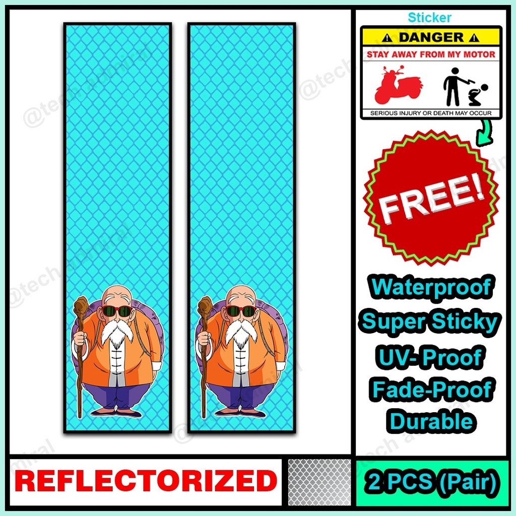 Alloy Top Box Sticker Waterproof Master Buten (REFLECTORIZED) | Shopee ...