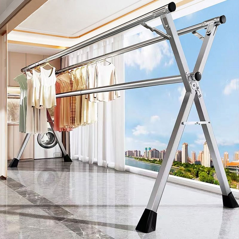Foldable Sampayan Stainless Clothes Hanger Rack Laundry Drying Rack ...