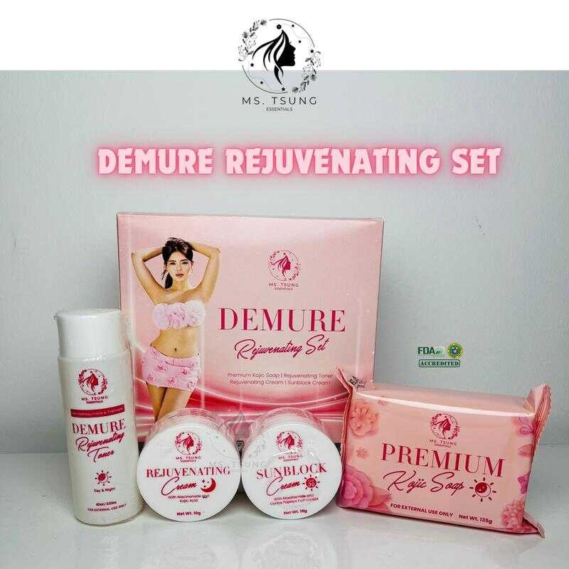 Demure Rejuvenating Set By Ms. Tsung Essentials 18F | Shopee Philippines