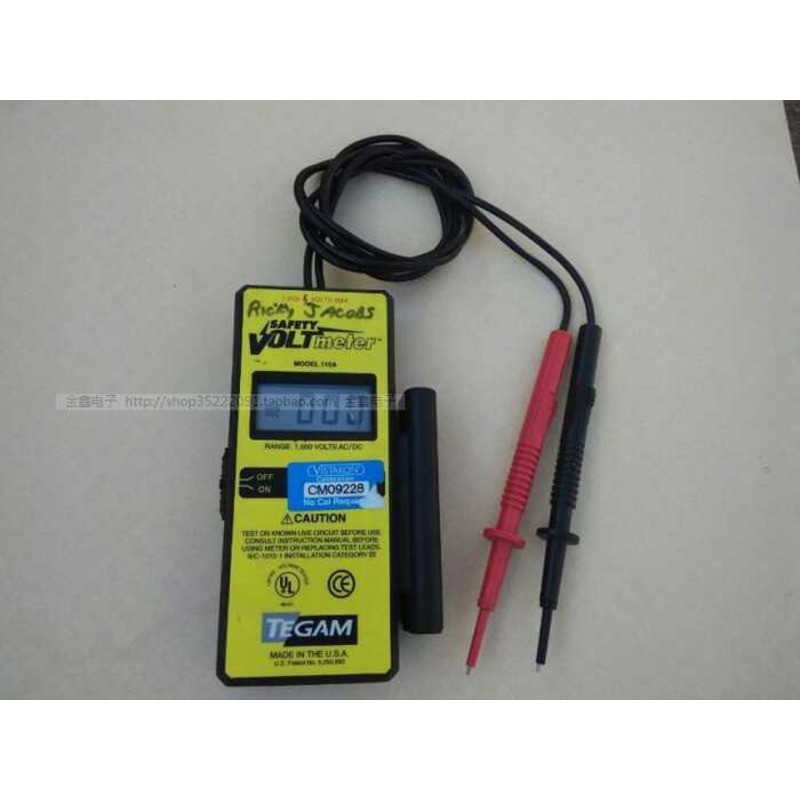 American TEGAM Original SAFETY VOLTmeter 110A Safety Voltage Meter AC ...