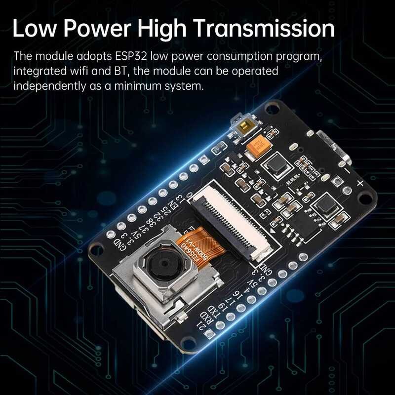 Ov5640 Esp32 CAM Camera Module Kit Auto Focus Af-72Mm2.4 Ghz Wifi And ...