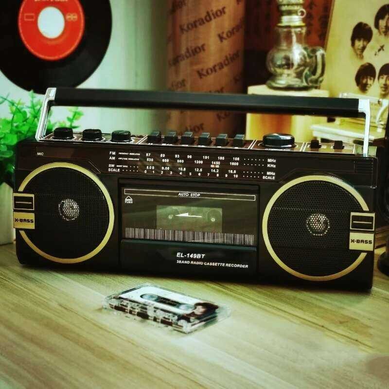 2024 Retro Style Am/Fm/Sw 3 Band Radio Tap Recorder Reproductor De ...