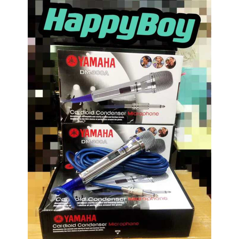PROFESSIONAL YAMAHA Dm-300A DYNAMIC MICROPHONE Heavy Duty[Tested Before ...