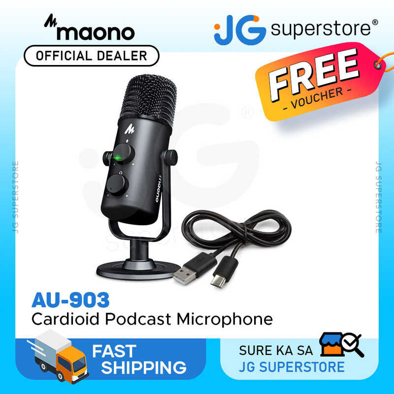 Maono Au-903 903 Computer Microphone Podcast USB Condenser Mic With ...