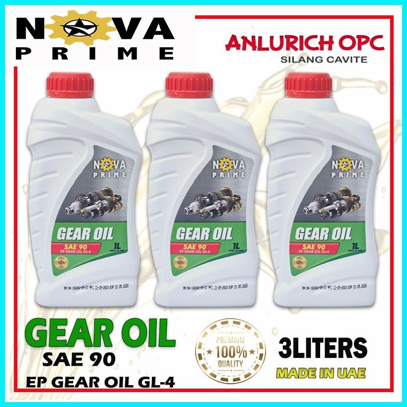 NOVA PRIME Gear oil EP GL-4 SAE 90 ( 3 LITERS ) | Shopee Philippines