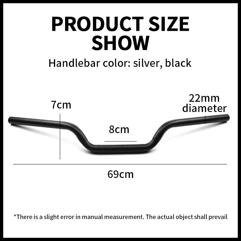 Ship 12hUniversal Stainless Manibela ng Motor 22mm 7/8"For Honda Yamaha ...