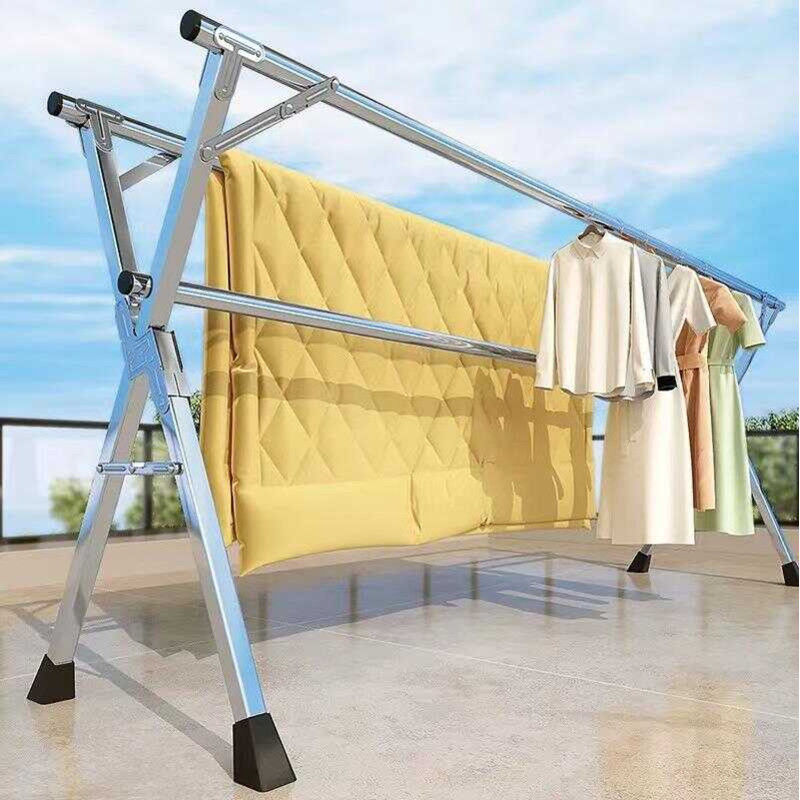 Foldable Stainless Steel Sampayan Clothes Laundry Drying Rack Hanger ...