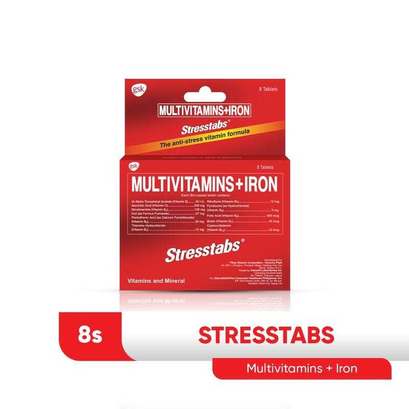 Stresstabs Multivitamins + Iron Tablets - 8S Ae1 | Shopee Philippines