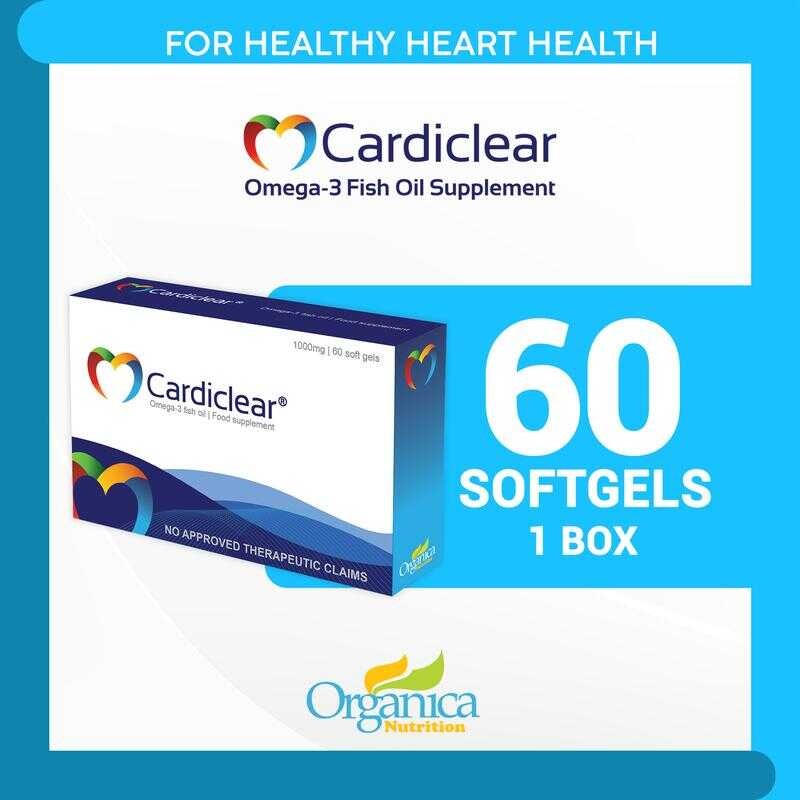 [ For Lower Cholesterol And Blood Pressure Control] Cardiclear Omega-3 ...