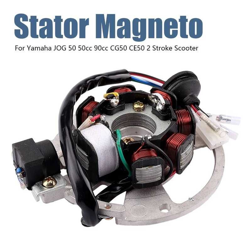 Motorcycle C1 Stator Magneto Coil For 2 Stroke Scooter Yamaha Jog 50 ...